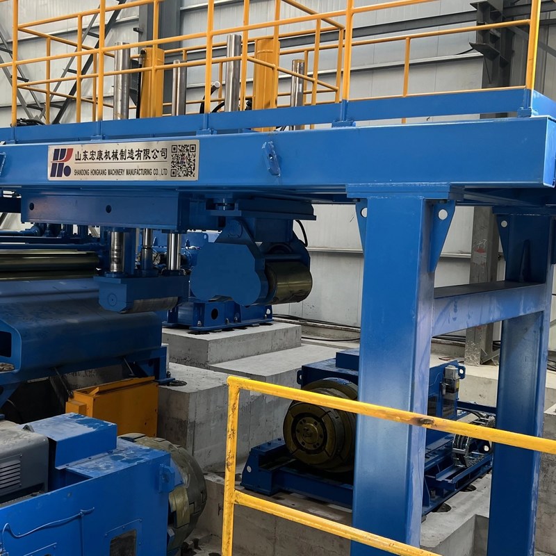 Metal Coil Uncoiling Leveling Mobile Shear Assembly Line with Bearing ...