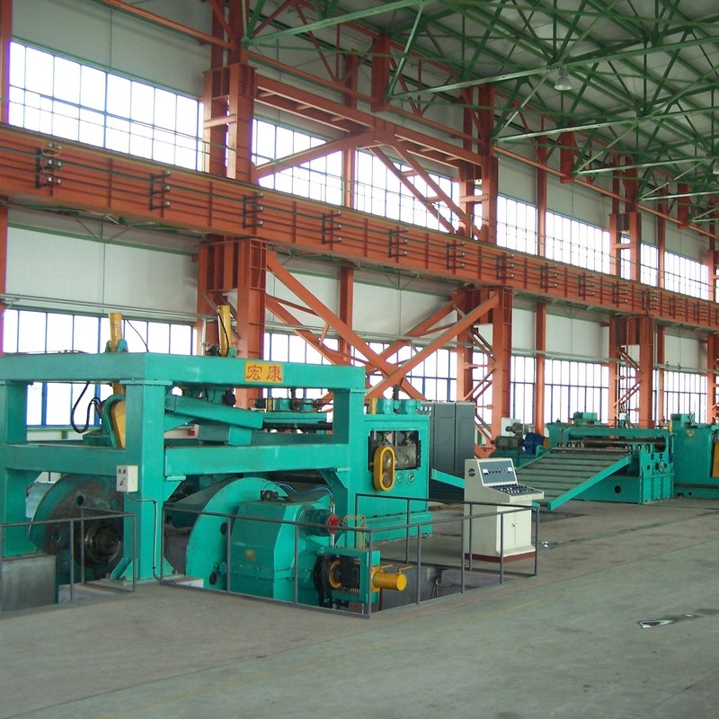 Steel Mill Mobile Shear Production Line with Uncoiling Leveling and ...