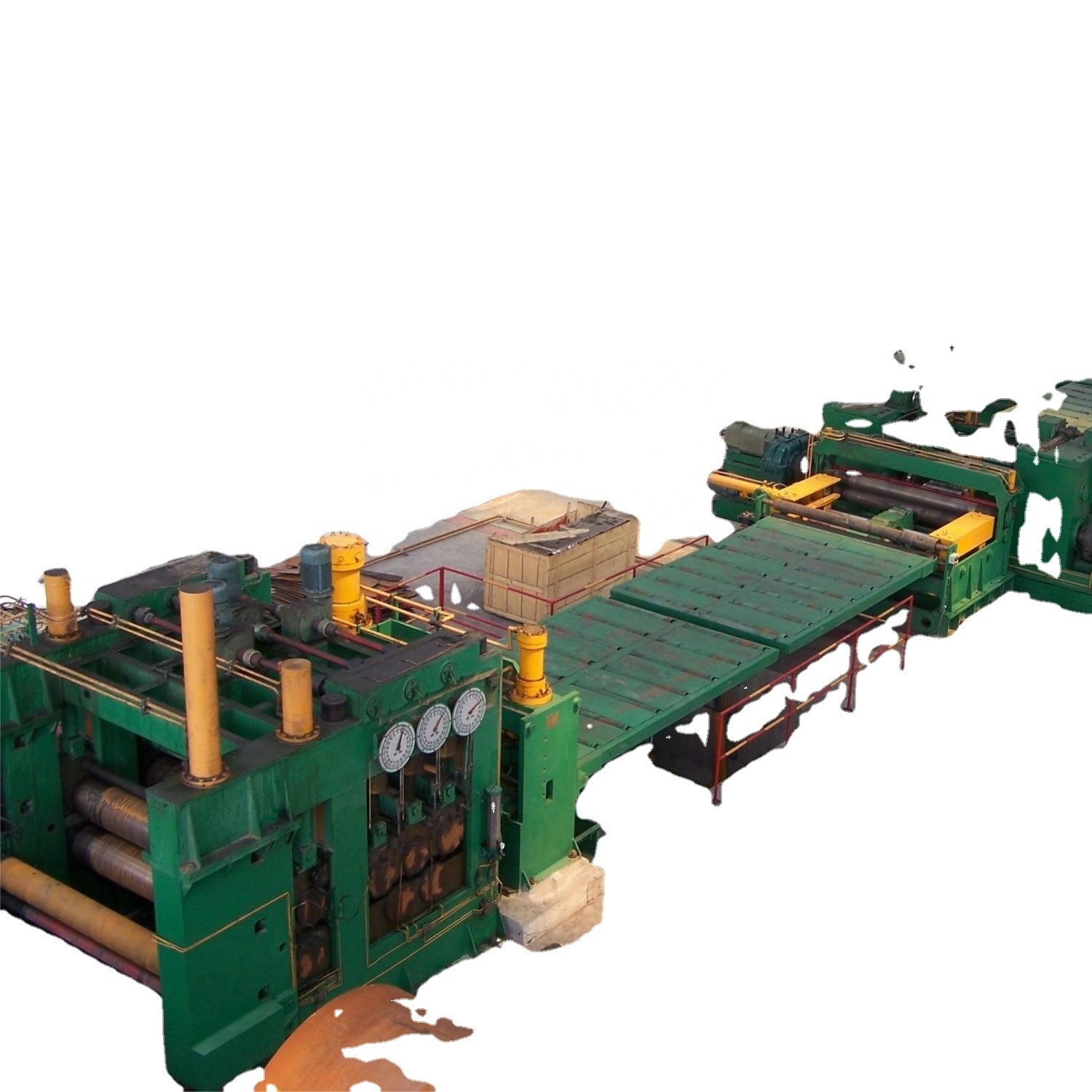 Gear-driven Sheet Uncoiling Leveling and Shearing Machine for Leveling ...